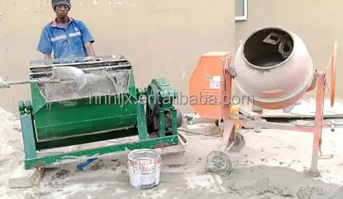 Zl500 Mobile Rollover Mortar Mixer Electric Horizontal Concrete Mortar ...