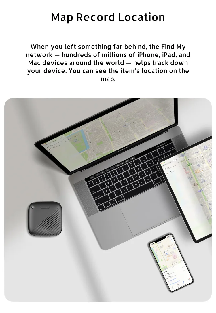 Mfi Smart Key Finder Key Chain Item Locator Smart Anti-lost Alarm Key ...