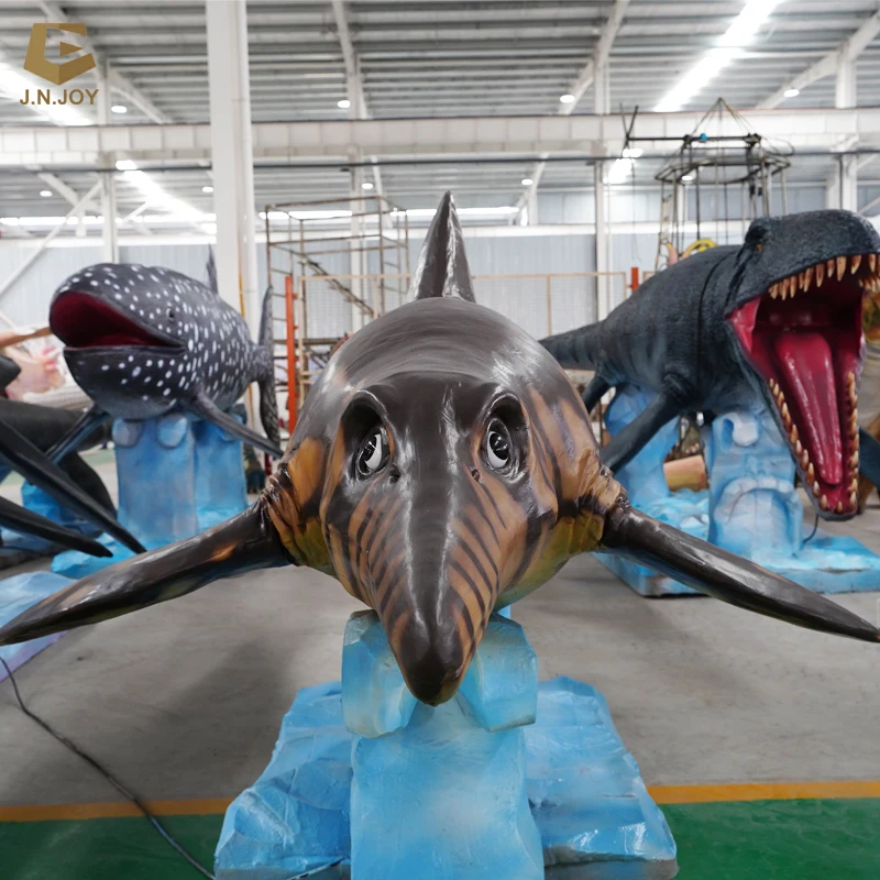 Jad-14 Realistic Robot Undersea Monsters Ophthalmosaurus Animatronic ...