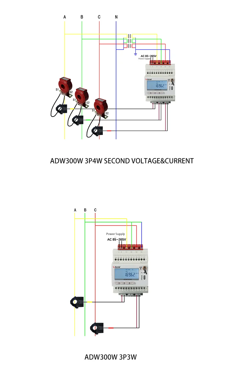 Acrel Wireless Power Meter Monitoring Real-time Home Power Consumption ...