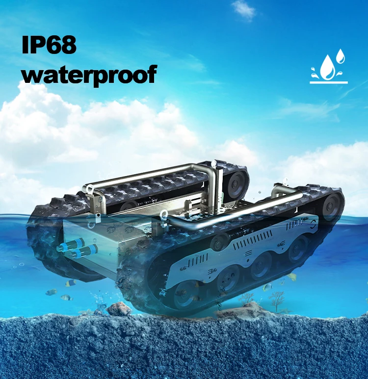 50m Depth Underwater Robot Amphibious Vehicle AVA-U12 Dredge Remote ...