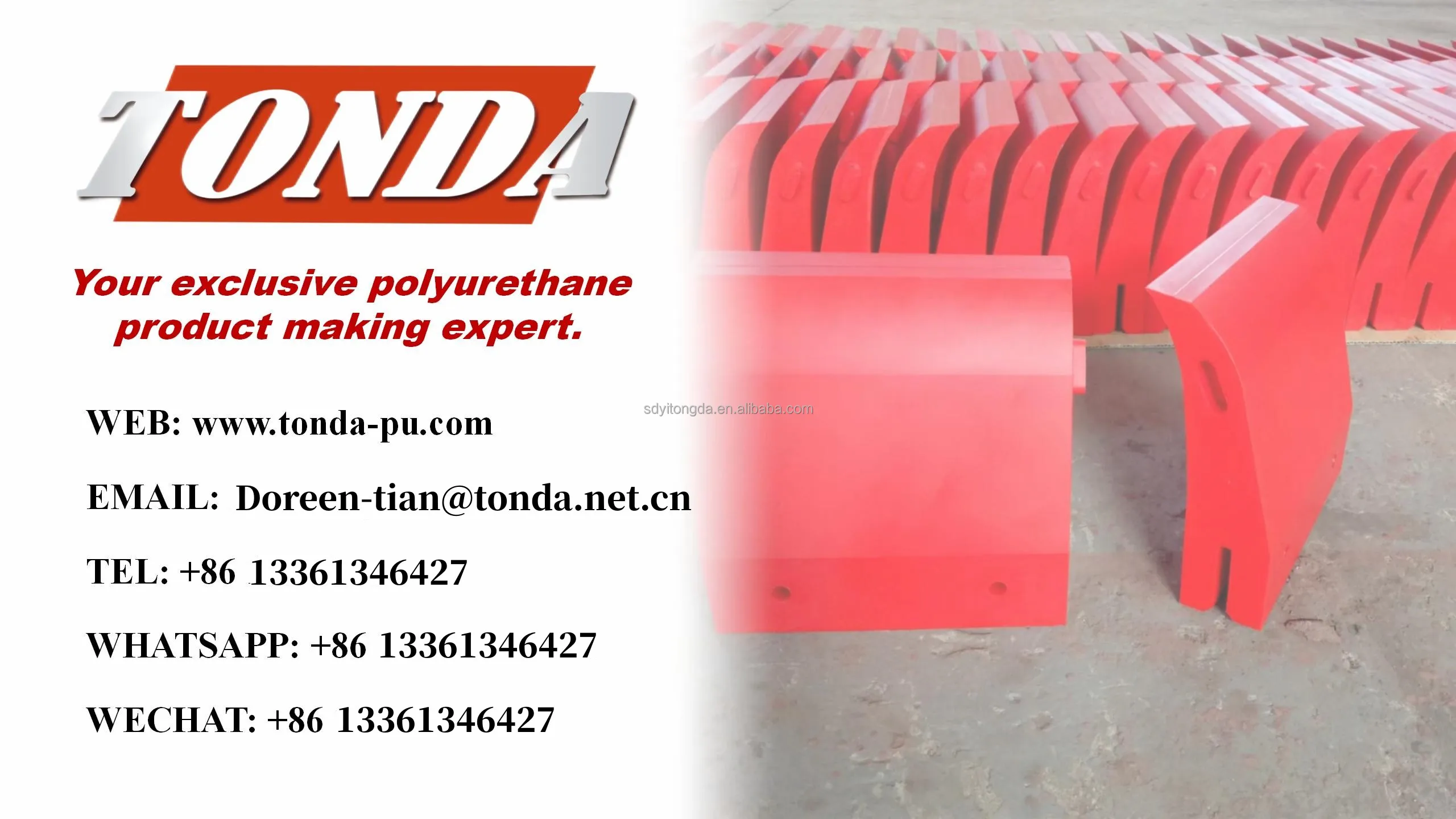 Customized Polyurethane Conveyor Belt Cleaner Scraper