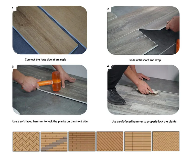 Scratch Resistant Pisos Vinilicos Spc Rigid Spc Vinyl Floor Quick Step ...