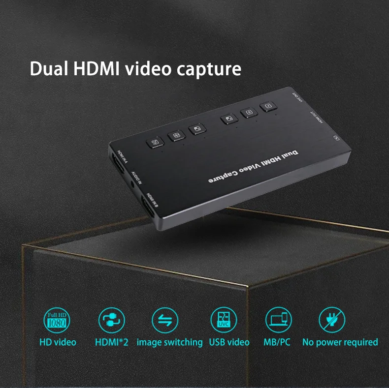 Digicast Dual Hd Video Capture Card For Live Streaming Gaming 1080p ...