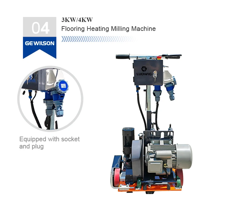 Floor Heat Milling Machine - Efficient & Reliable GEWILSON
