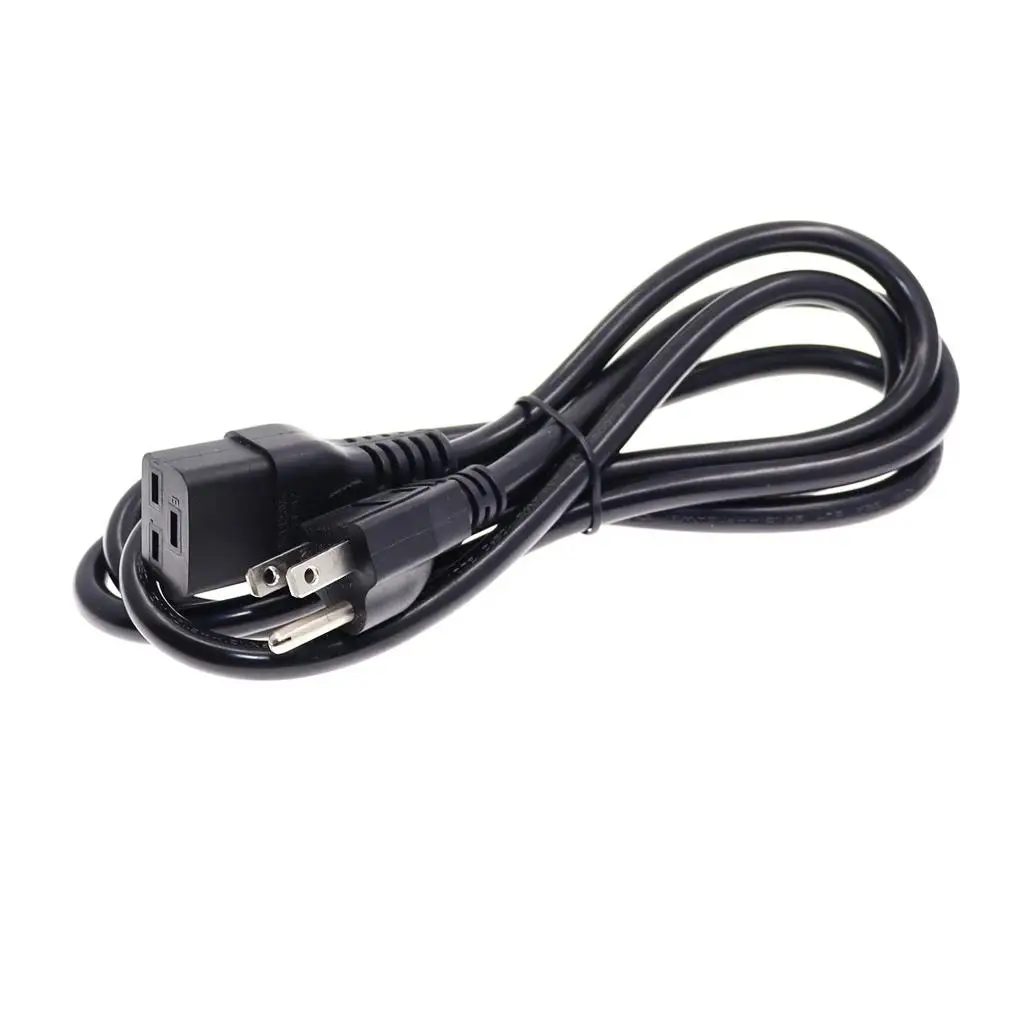 North American Power Cord Extension, NEMA 5-15P to C19, 14 AWG, 15A ...