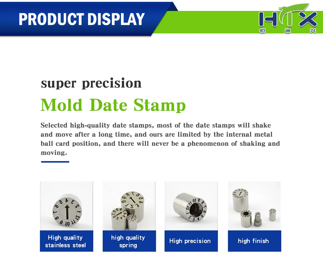 Calendar Code Plastic Mold - Customized Date Stamp Accessories