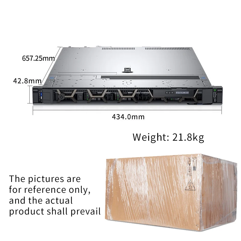 Hot Sale Original PowerEdge R6515 R6525 1U Rackmount Server with GPU ...