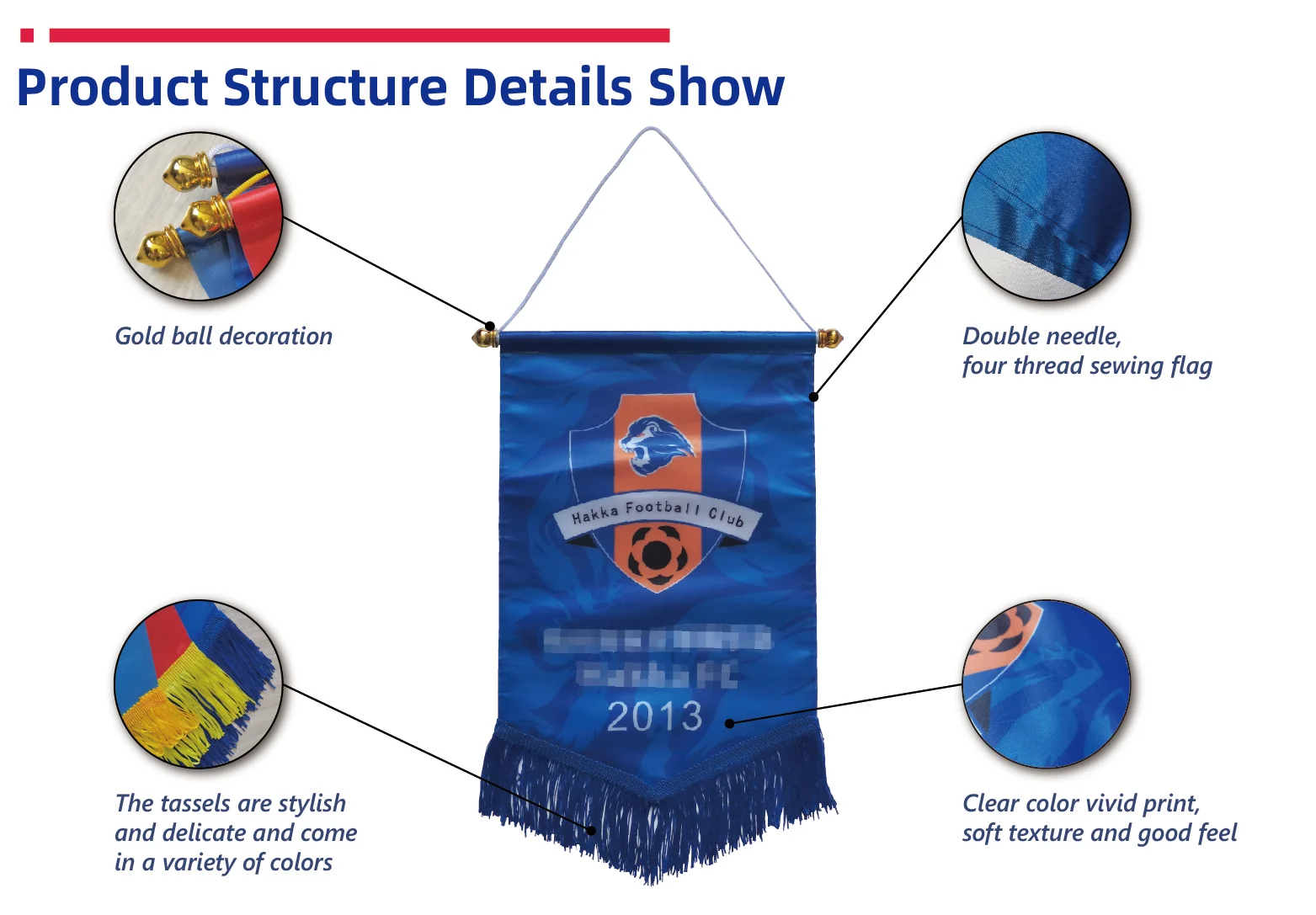 Custom Football Team Pennant - Perfect for Sports Events