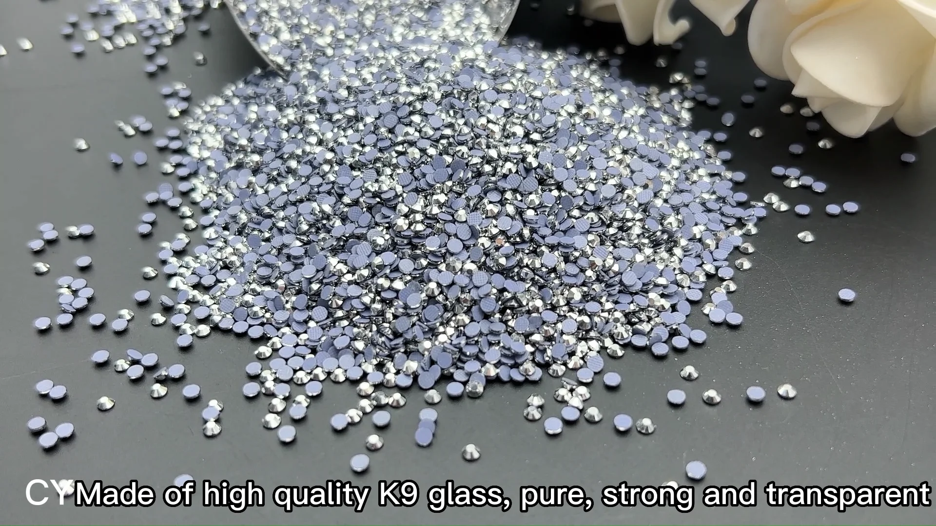 Jet Hematite Iron On Transfer Strass Hotfix Glass Crystal Stone ...