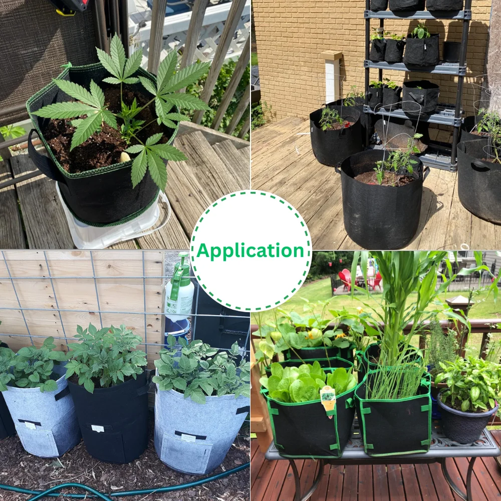 Orientrise Expansive 45 Gallon Fabric Pots For Serious Gardeners - Buy ...