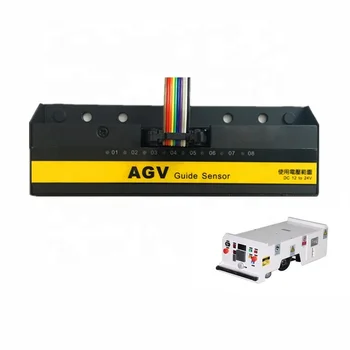 Agv Navigation Sensor Use Magnetic Guide Npn Open Collector Output 8-bit Magnetic Sensor - Buy ...