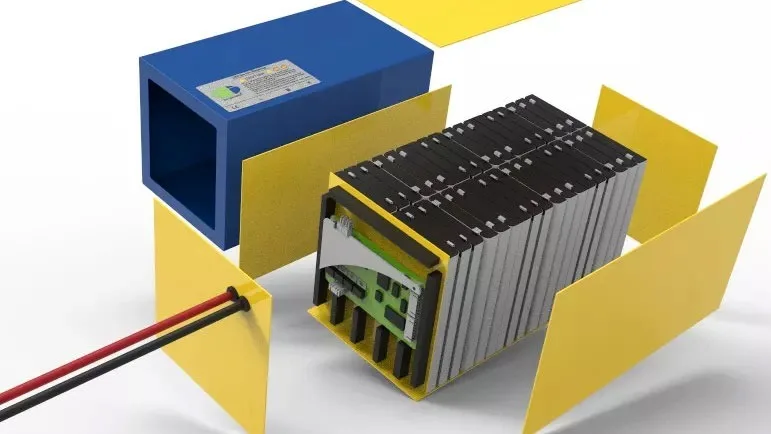 Lithium Battery Pack Epoxy Resin Fiber High Temperature Resistant ...