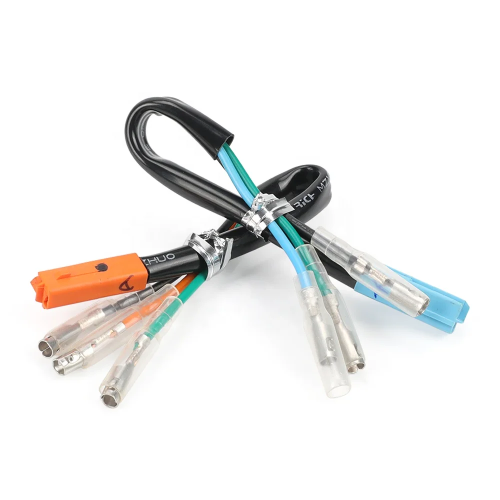 Motorcycle Replacement Indicator 3-Wire Turn Signal Adapters Plug ...