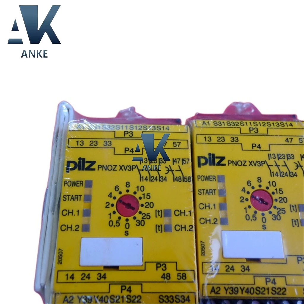 Pilz 777510 Safety Relay Security Module Pnoz Xv3p 30/24 Vdc 3n/o 2n/o ...