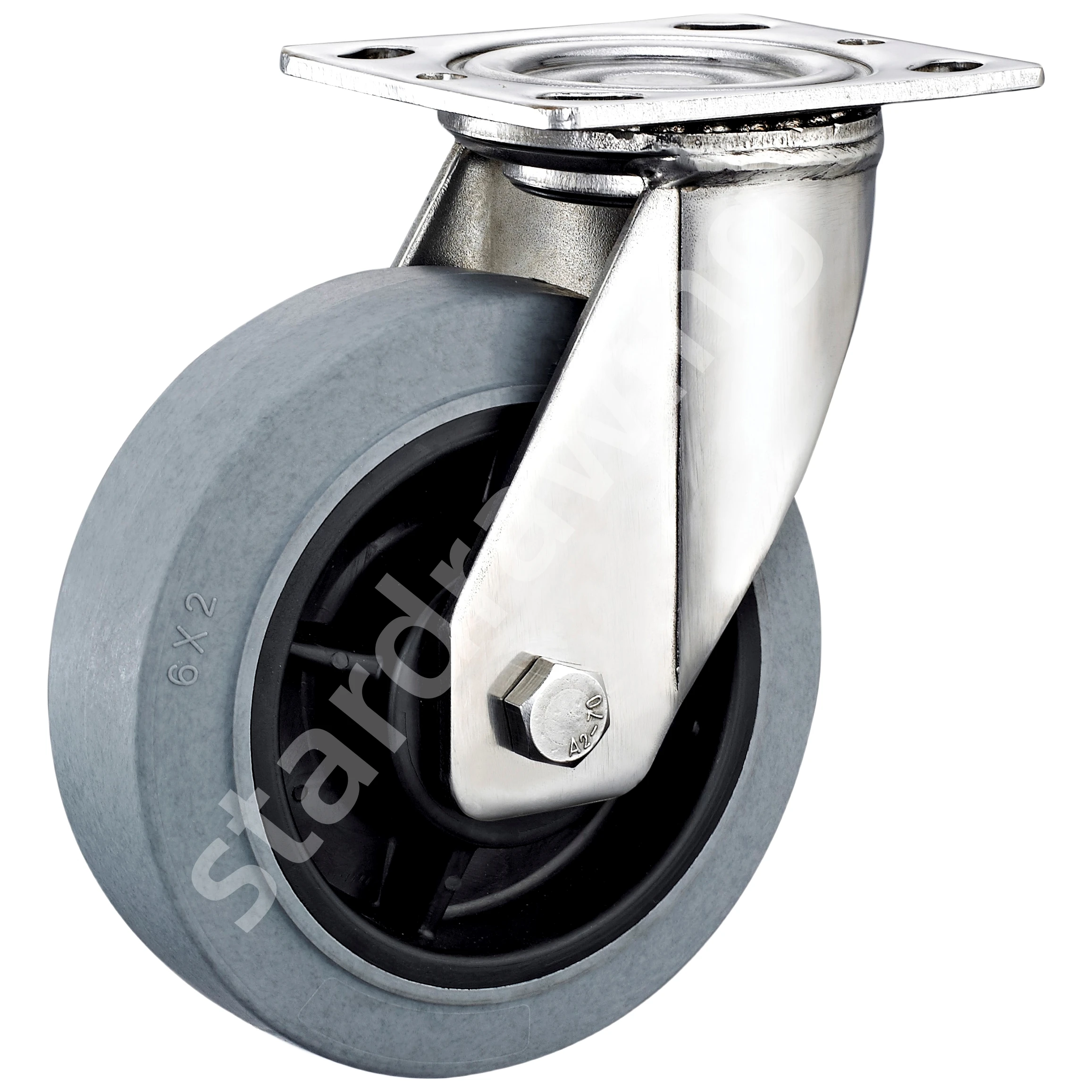 S-S Heavy Duty Conductive Wheel Stainless Steel Anti Static Caster ESD ...