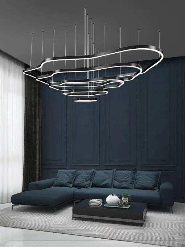 Living Dining Big Size Chandelier Pendant Light Led Chandelier Lighting ...
