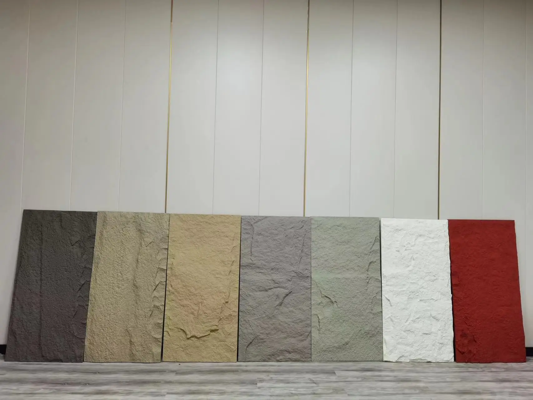 Pu Faux Stone Partition Wall Panel Polyurethane Panel 3d For Interior ...