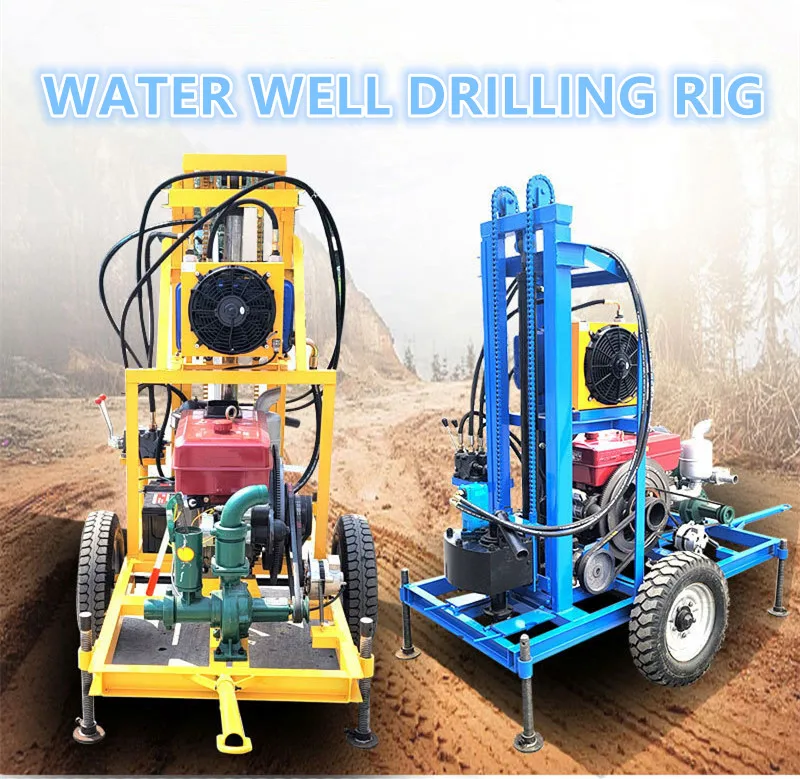 Portable 100m Deep Water Well Drilling Rig Machine - Buy Mini Water ...