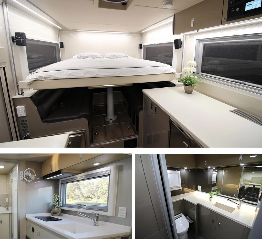 Ecocampor 4x4 Camper Slide in RV Truck Expedition Camper Caravan 2023