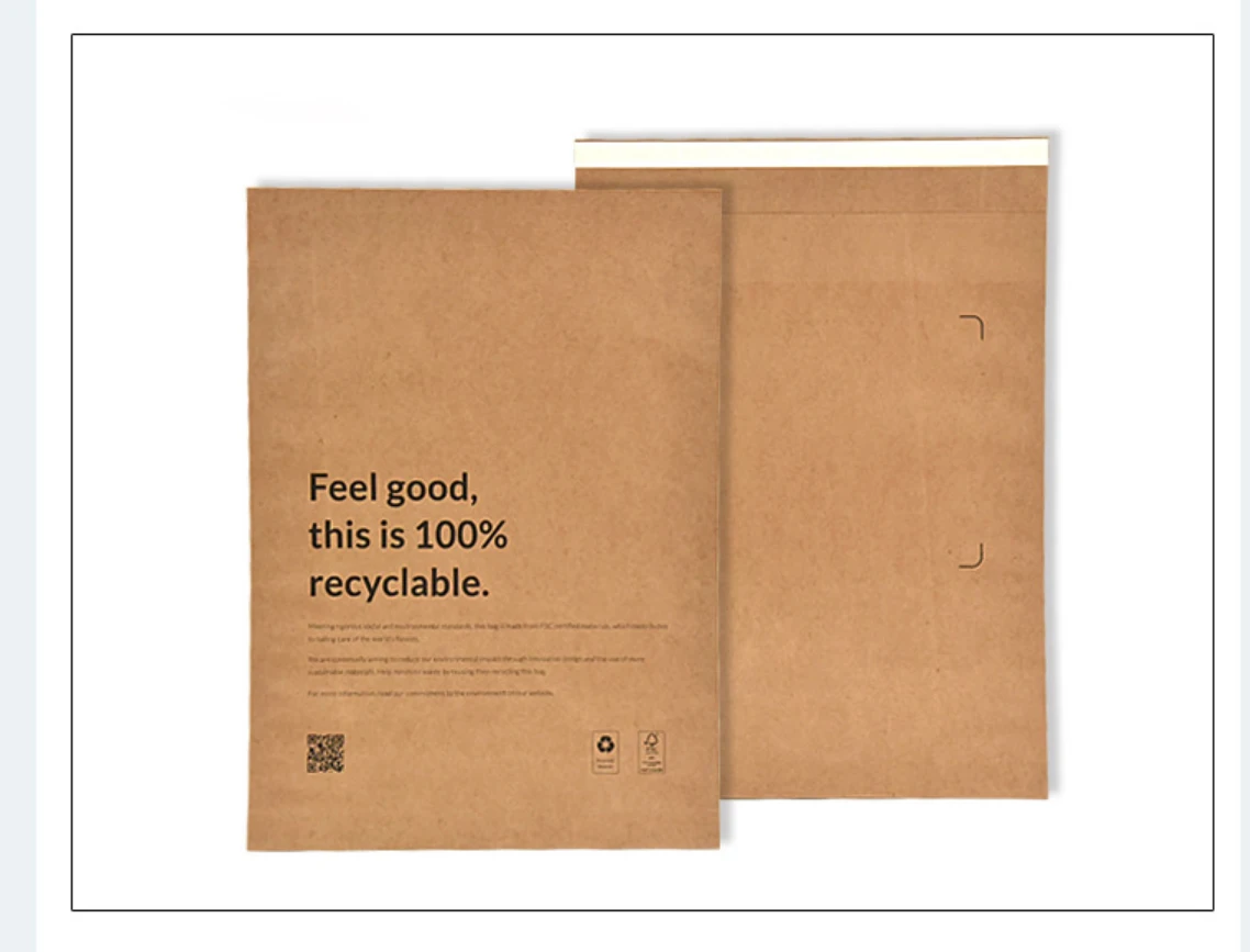 Kraft Paper Poly Envelopes - Sustainable Mailing Solutions