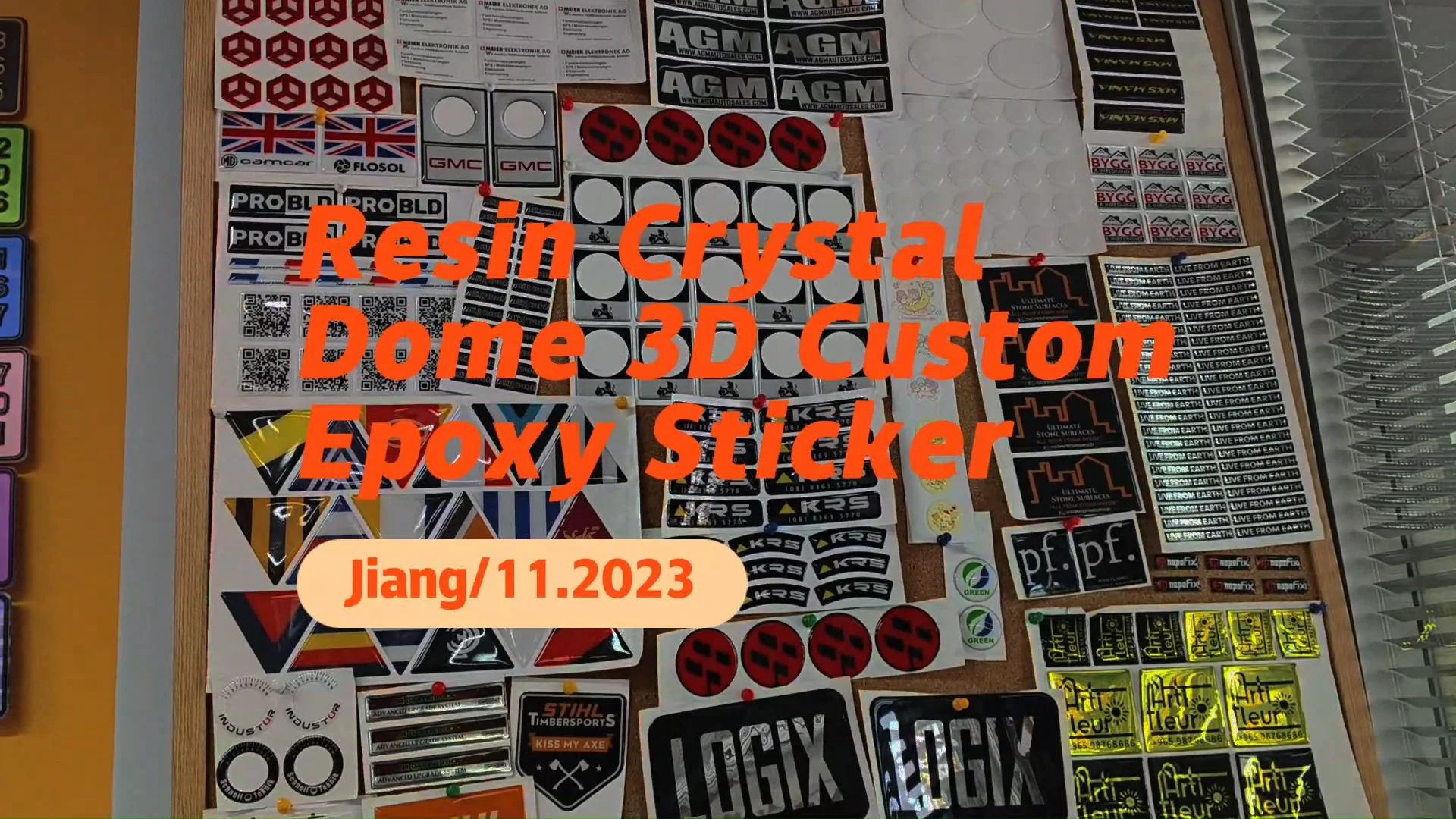 High Quality Custom Nfc 3d Label Printing Soft Epoxy Dome Logo Crystal ...