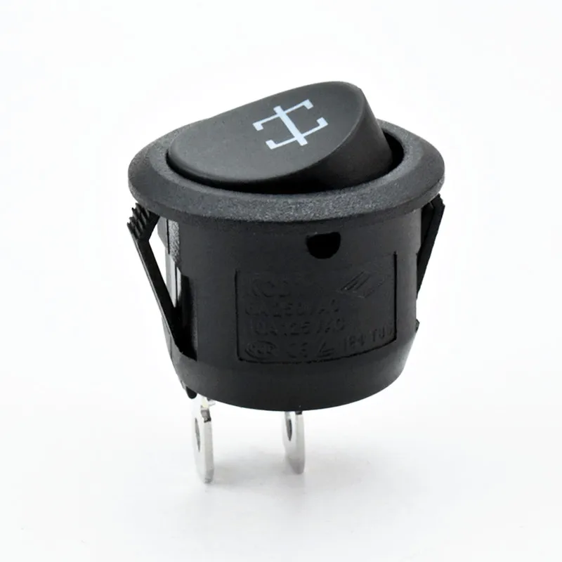 Kcd1-2pin Switch Spst Rocker On Off Round Switch T85 - Buy 12v Round ...