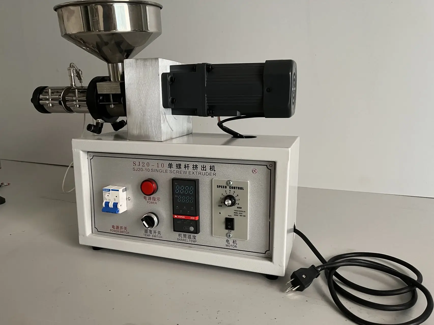 SJ20 Small Plastic Extruder for Lab - Mini DIY Desktop Extruder for ...
