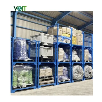 Warehouse Storage Stackable Nesting Movable Pallet Support Pallet Rack ...
