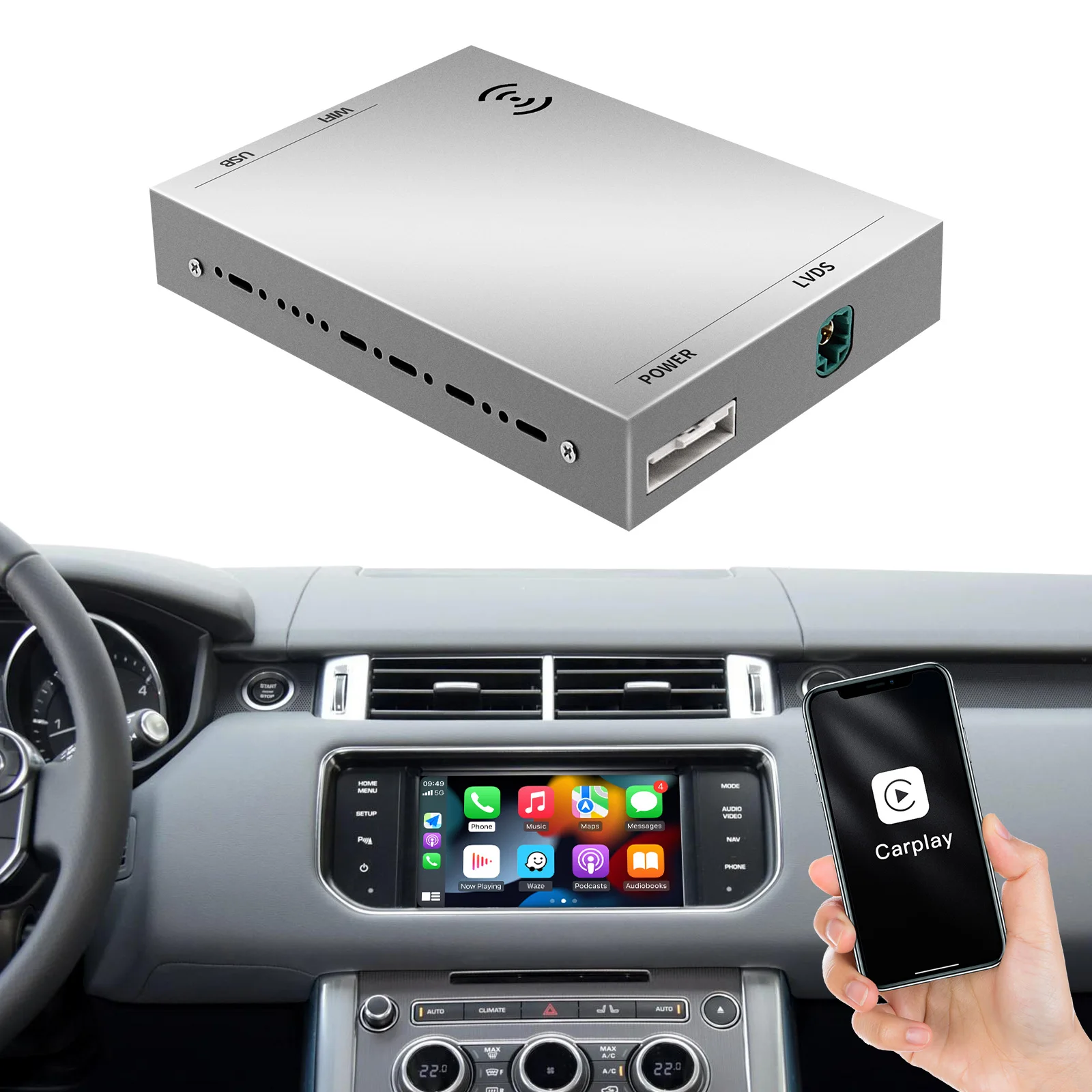 Carabc Wireless Carplay Decode For Land Roverjaguar Bosch Harman System ...
