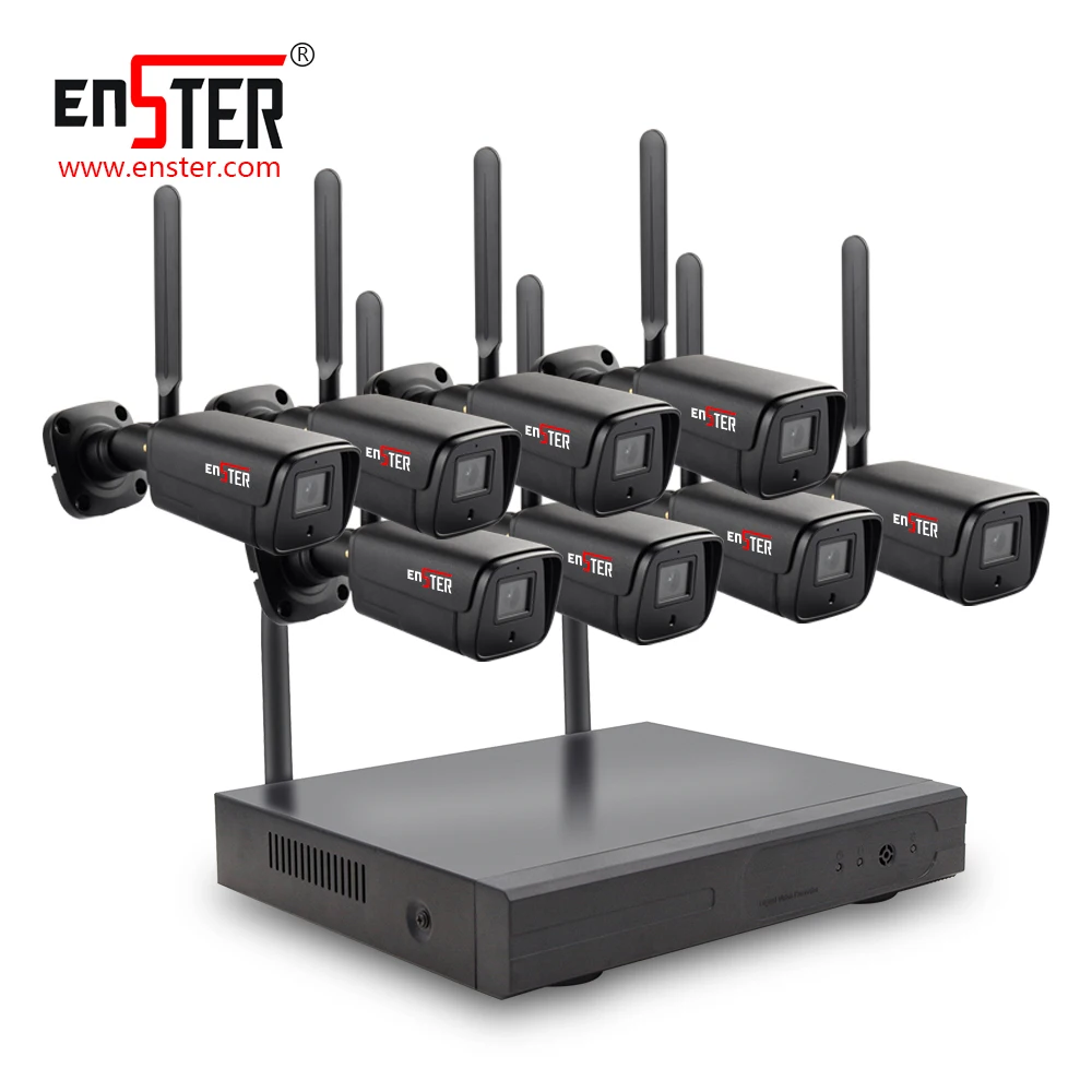 HD 8CH 3MP CCTV Outdoor Waterproof Night Vision Wifi Kit