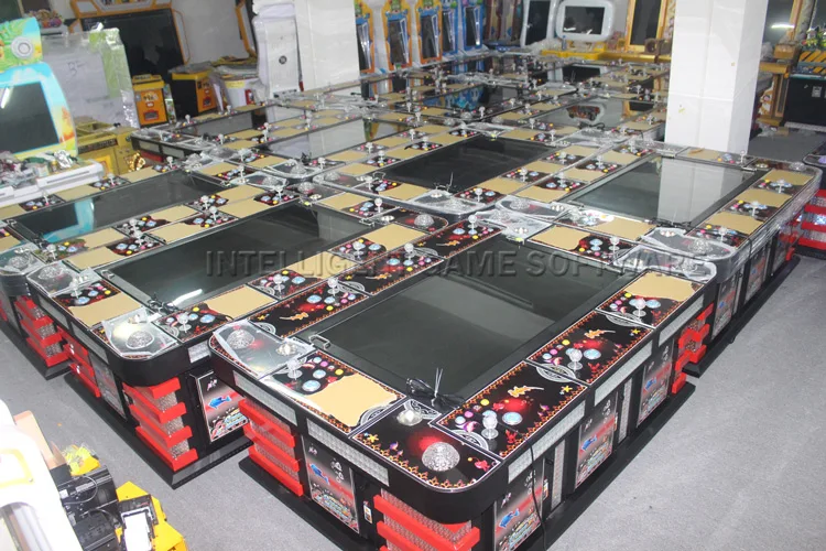 55'' 8 Player Fish Table Fish Game Board Computer Host Table Phoenix ...