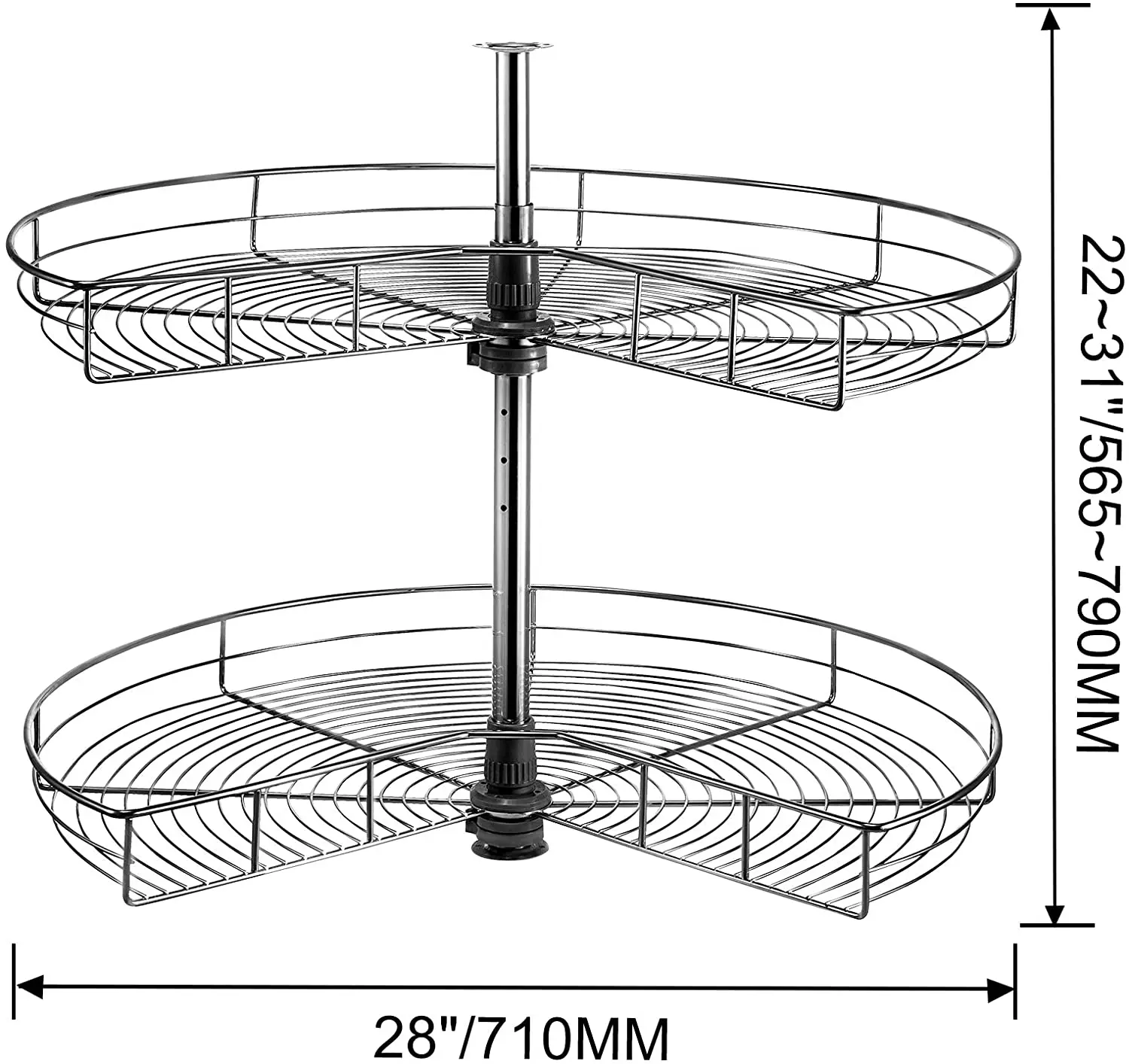180 Degree Pull Out Storage Basket - Buy Pull Out Corner Basket ...