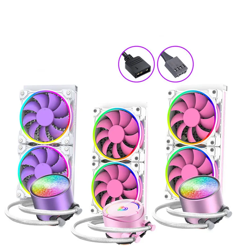 CPU AIO Water Cooling Kit 240mm Cooler System For Intel AMD Radiator M ...