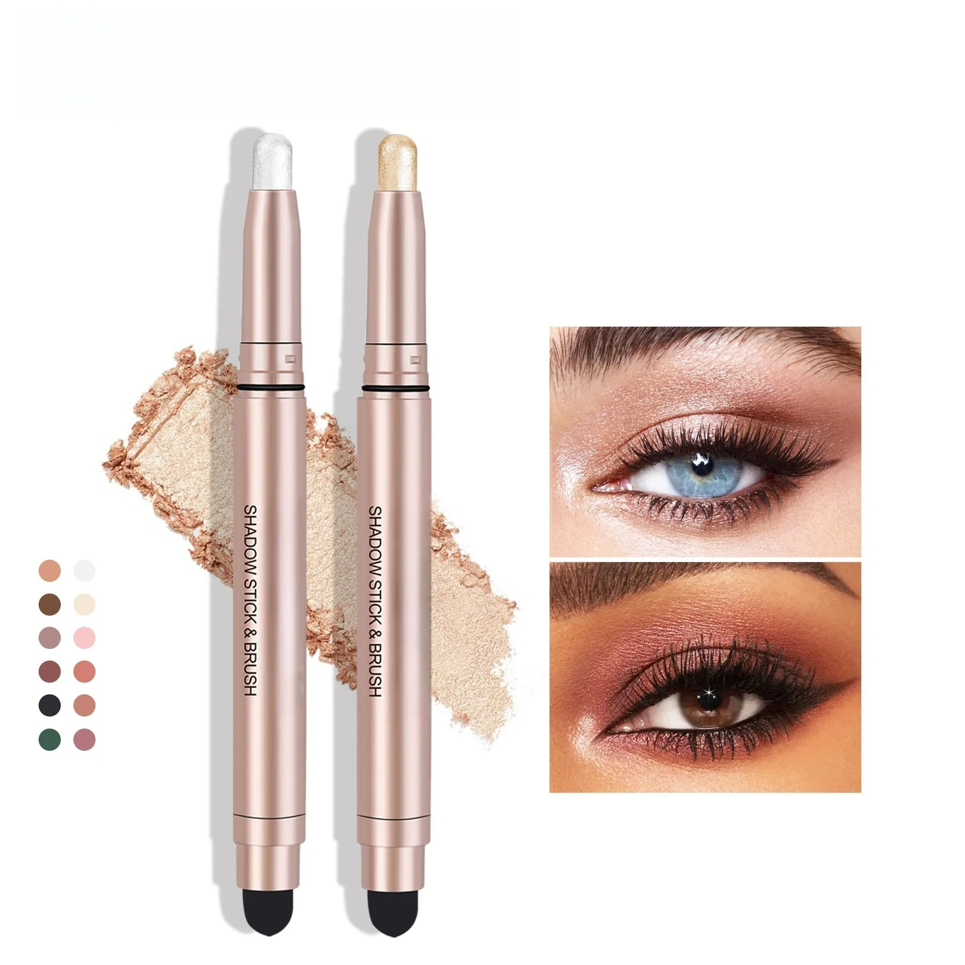 Matte Eyeshadow Smoky Metallic Eyeshadow Stick Cream Shimmer Creamy ...