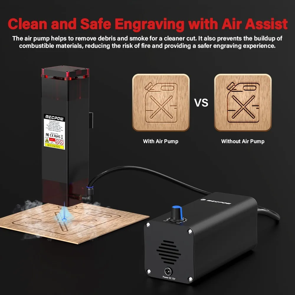 Mecpow X3 Pro 10W Laser Engraving Machine - Precision & Safety