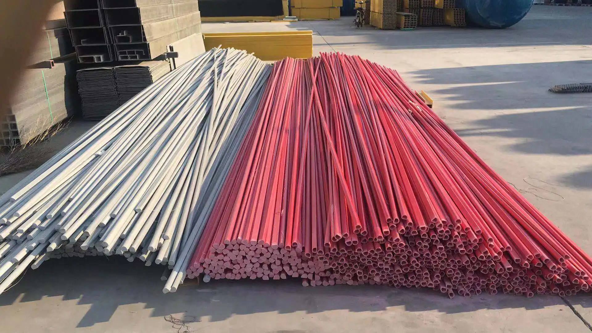 Grp Construction Profile Frp Round Tubes Pultruded Fiberglass C Channel ...