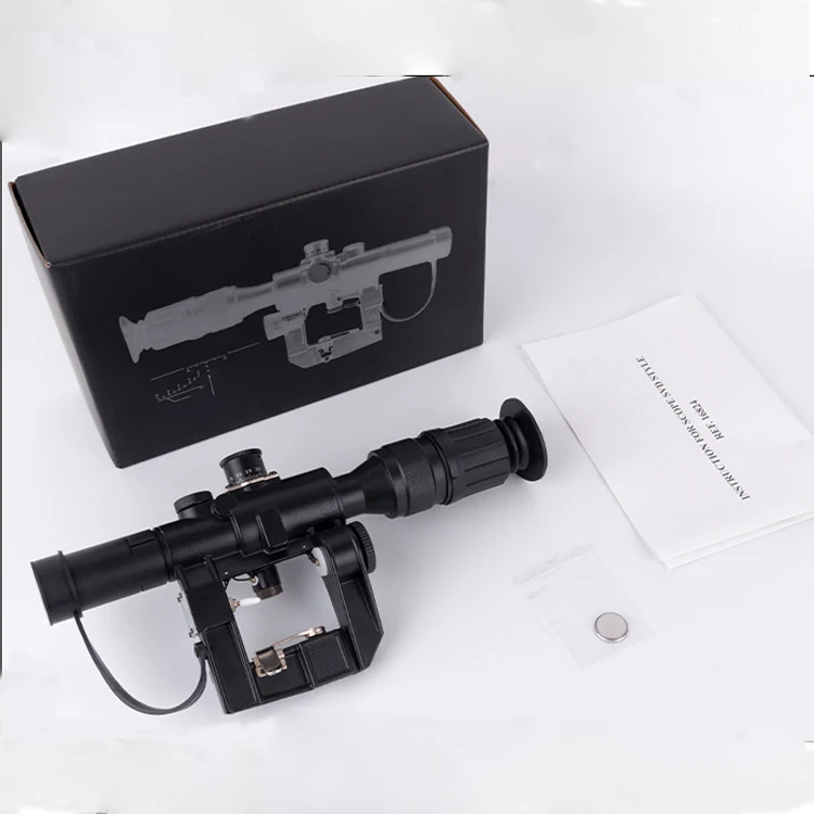Luxun Svd 4x26 Tactical Optical Sight Long Range Red Illuminated Sight ...