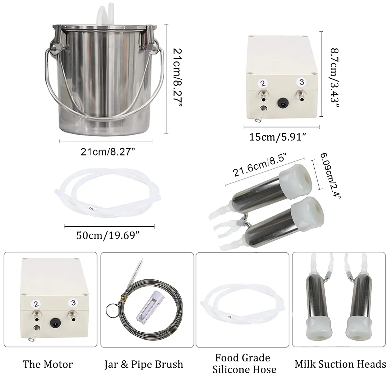 Electric Milking Machine for Cows - Efficient & Durable