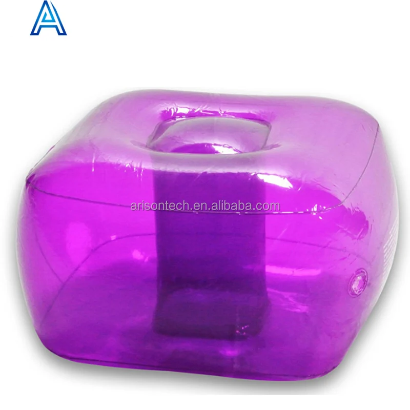 Clear Pvc Air Blow Inflatable Cushion Seat Meditation Seat For ...