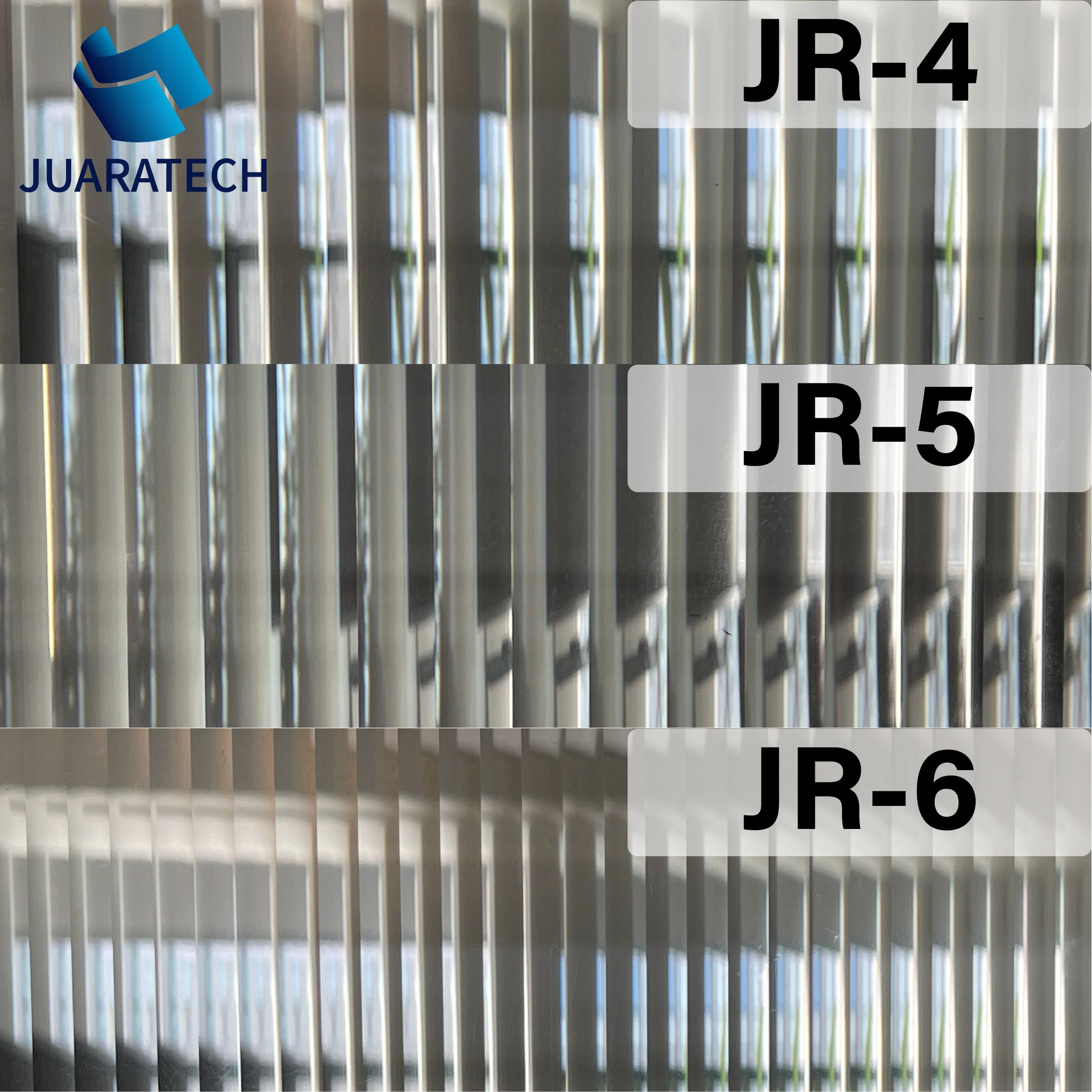 Reeded Glass Window Film Translucent Privacy Film For Window Self ...
