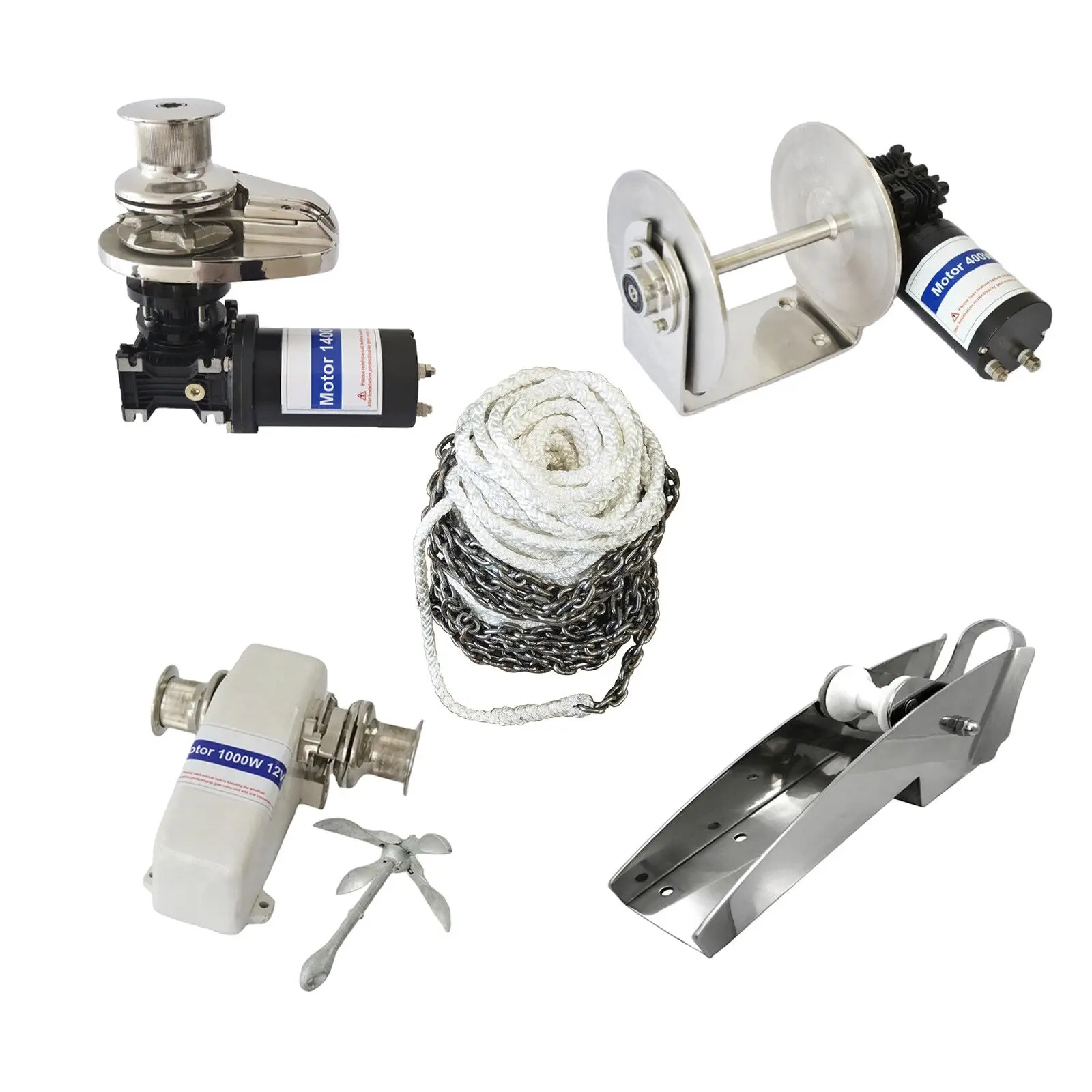 Boat Windlass EXCALIBUR Vertical Windlass Anchor System - 900W 12V For ...