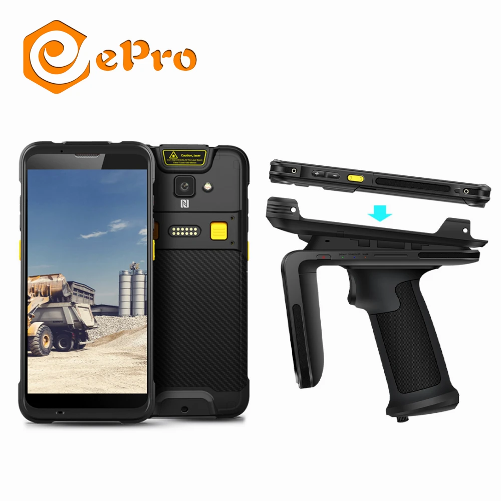 Cenava P66g Rugged Handheld Pda 5.5inch Nfc 4g Sim Rfid Gps Android 9 ...