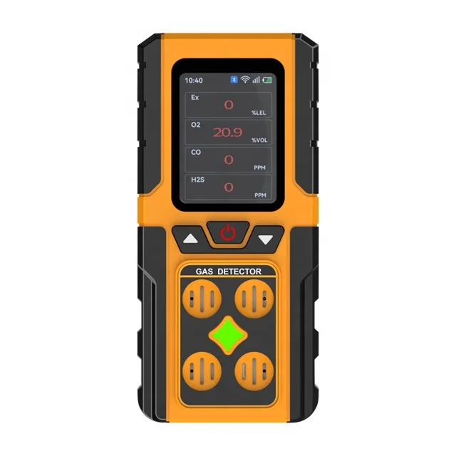 IP68 Level 4 Gas Personal Monitor Multi Gas Clip H2S CO O2 Toxic BW ...