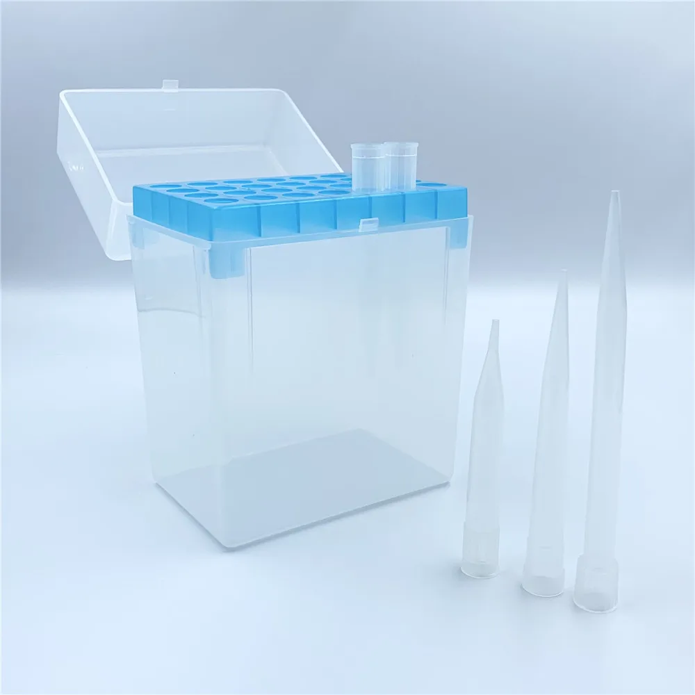High Quality Disposable Lab Sterile 1000ul Plastic Blue Filter Pipette ...