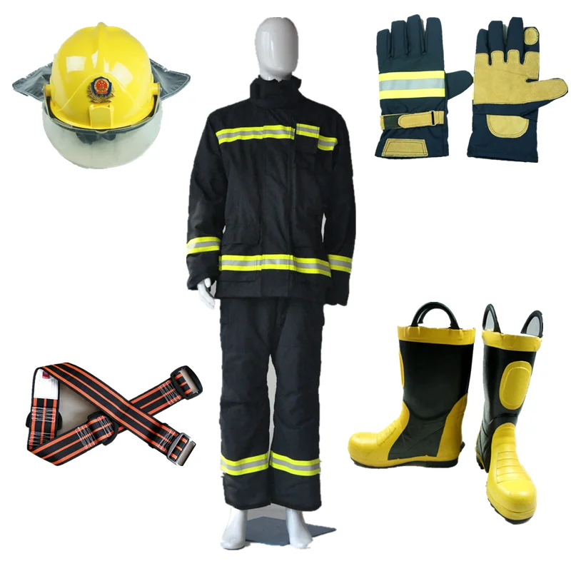 Emergency Rescue Full Equipment Firefighting Suit Fire Rescue Clothing ...