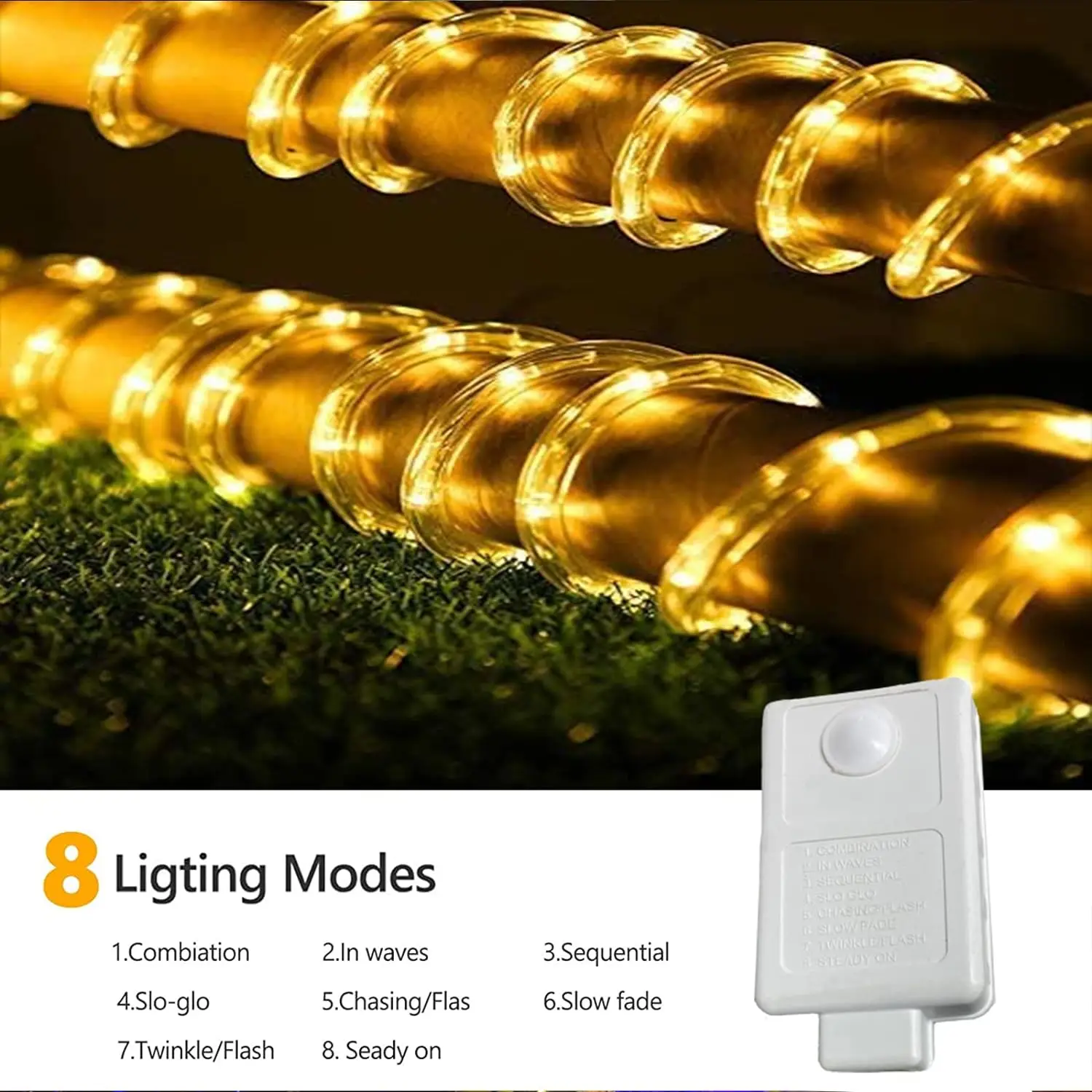 D13 Round LED Rope Light IP65 Rating for Landscape Lighting Design and ...