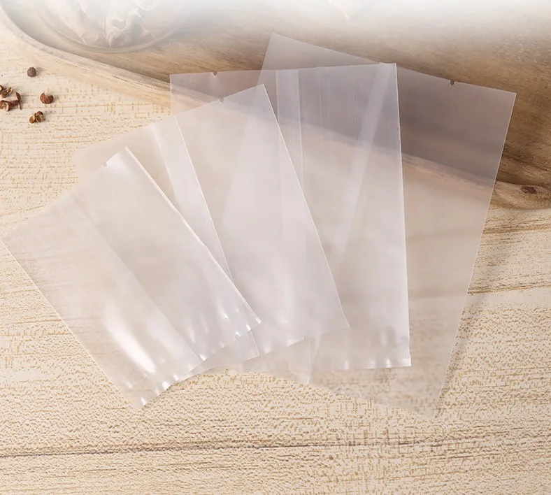 Matte Transparent Back -sealing Food Packing Bag Transparent Heat ...