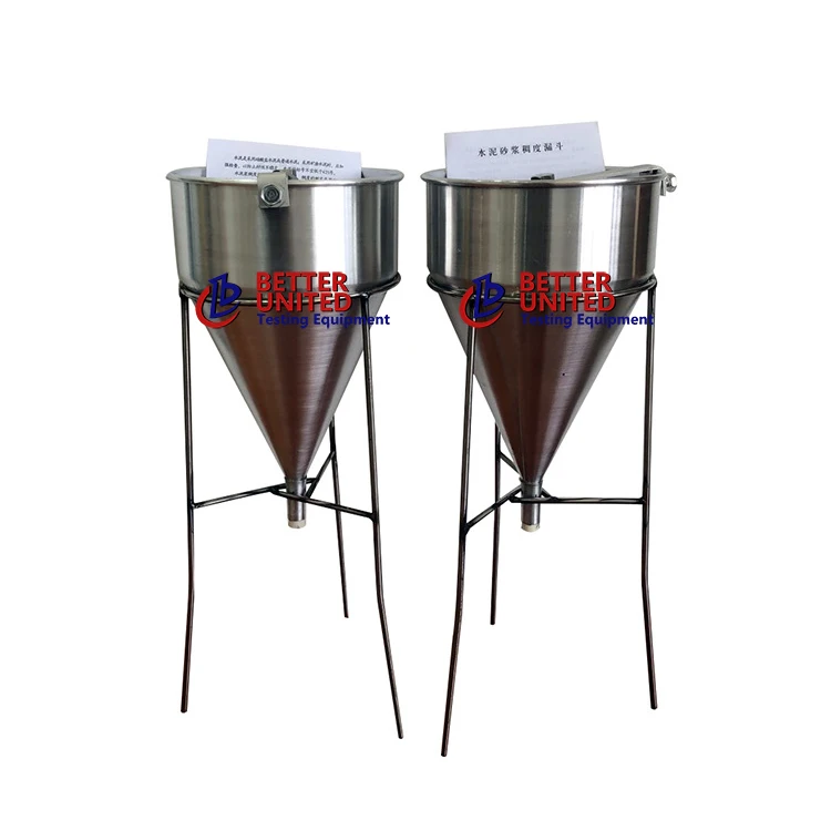 Concrete Steel Grout Flow Cone Set / Flow Cone Apparatus / Funnel Set ...