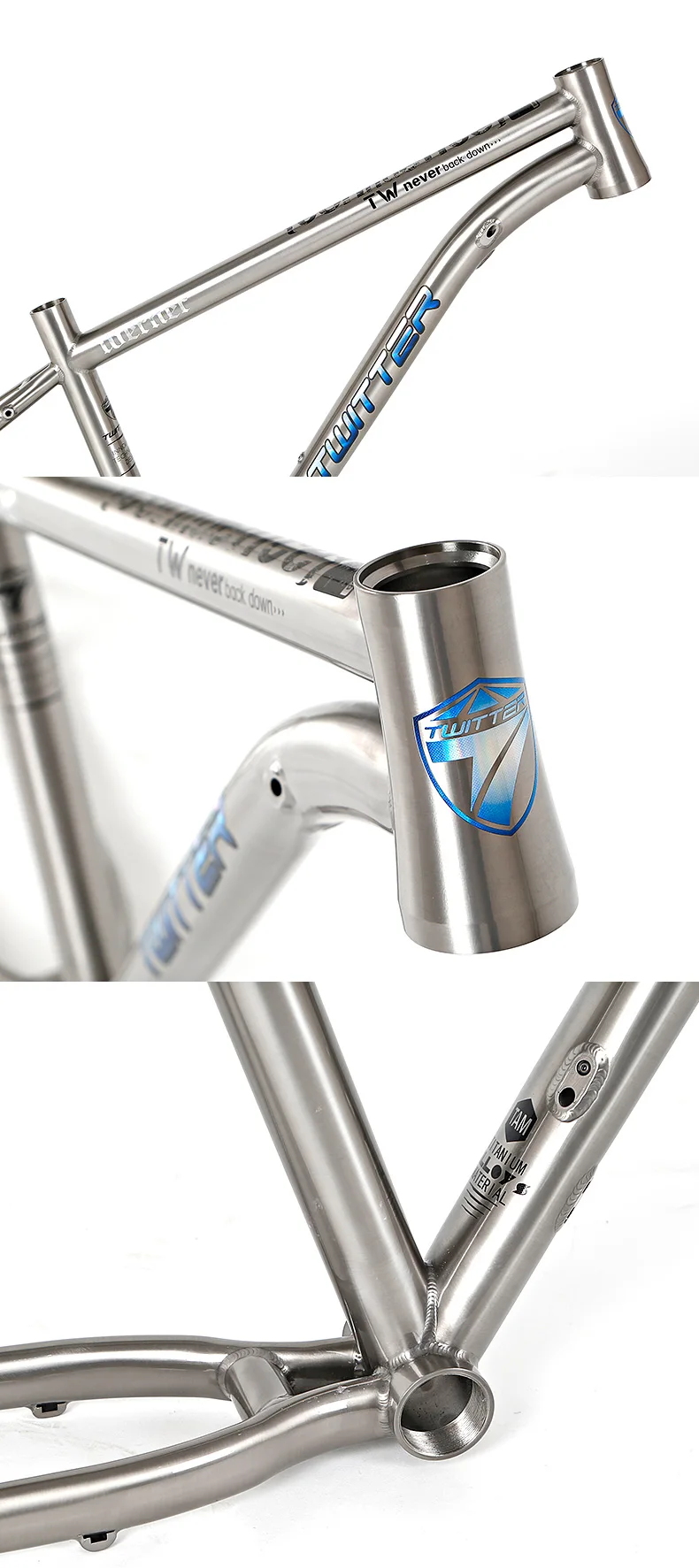 Shop High-End Titanium MTB Bike Frames from Reliable Factories